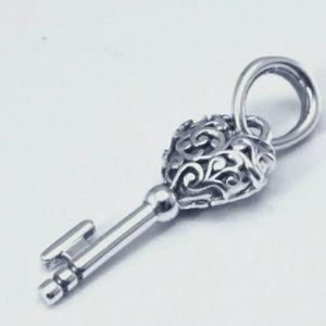 Pandora | Jewelry | Pandora Silver Regal Key Pendant Or Charm | Poshmark